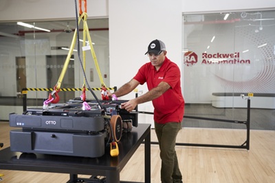 First autonomous mobile robots roll off the line at Rockwell Automation ...