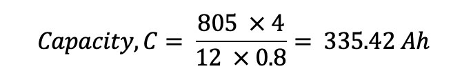 Determining the battery capacity for an inverter application ...