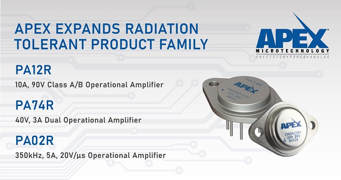 Apex Microtechnology expands radiation tolerant product portfolio ...