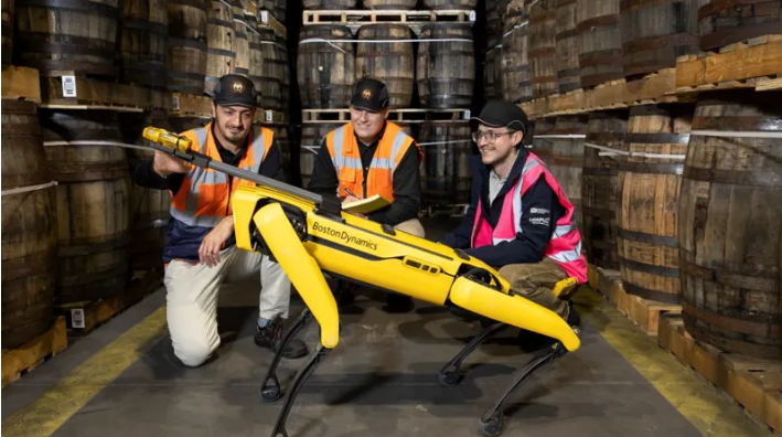 Robotic dog to sniff out ethanol leaks in whisky barrels | Electronics360