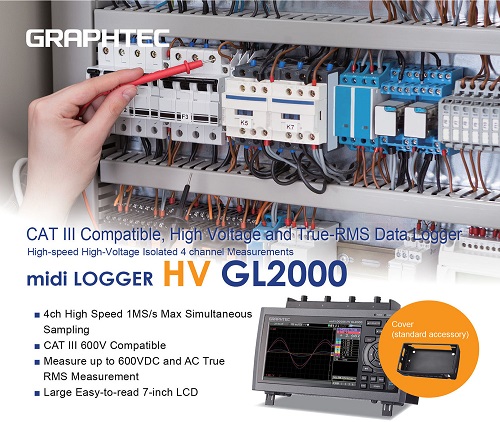 New High Voltage Datalogger from Graphtec America | Electronics360