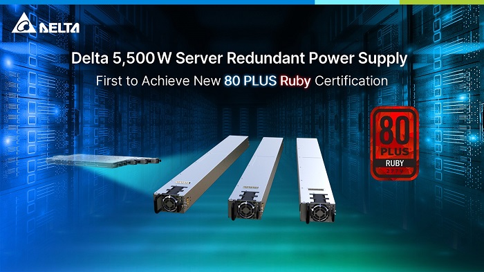 Delta’s high-end 5,500 W server redundant power supply world’s first to ...