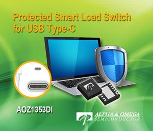 USB Type-C Power Delivery Compliant Load Switch has up to 28 V Over ...