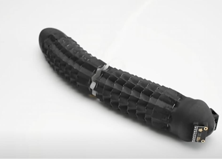 Kirigami-skinned robot slithers through hazardous environments ...