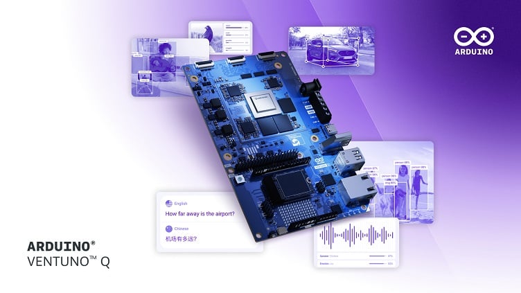 Embedded World 2026: Arduino launches Ventuno Q SBC | Electronics360