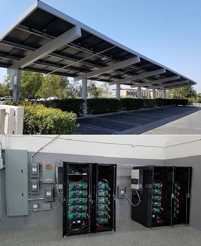 New Power Platform Pairs Solar Carport with Renewable Energy Storage ...