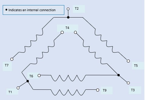 How To Wire A 3 Phase Motor With 9 Wires Wiring Work