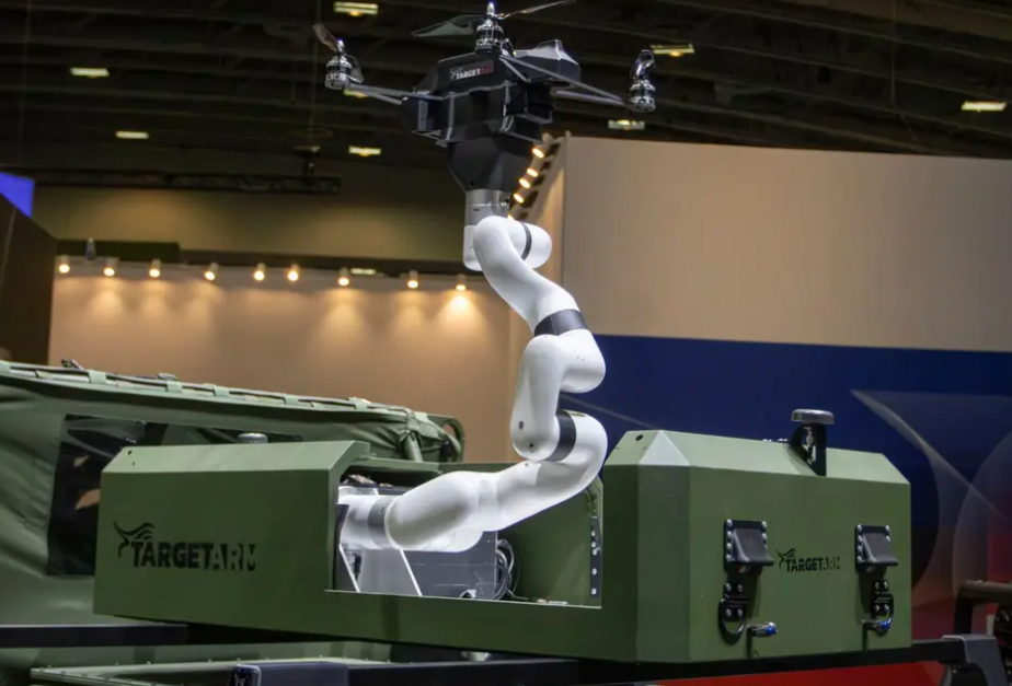 Defense firm develops drone-launching and catching robotic arm for ...