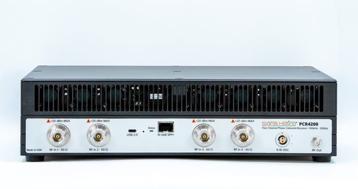 Signal Hound releases the PCR4200 4-channel phase coherent receiver | Electronics360